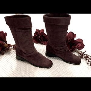 Markon | Shoes | Markon Simon Brown Suede Leather Boot Sz 85 | Poshmark